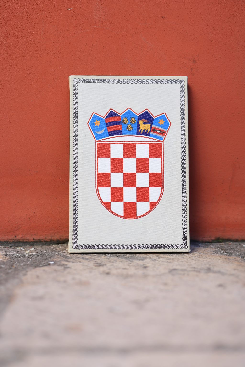 Slika na platnu Grb Republike Hrvatske - Malta